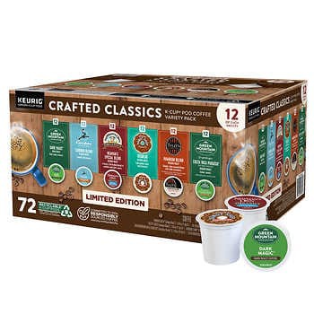 Costco Deal - Keurig K-Cup® Pods Crafted Classics Collection - $28.99 ...
